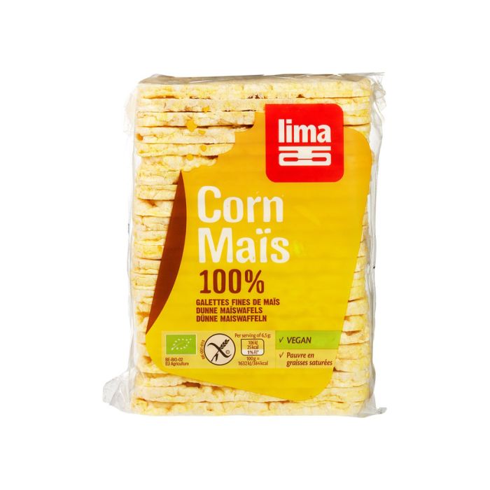 Lima Corn Crackers Organic 140g