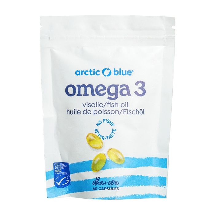 Arctic Blue Omega 3 Fish Oil 60 soft gels