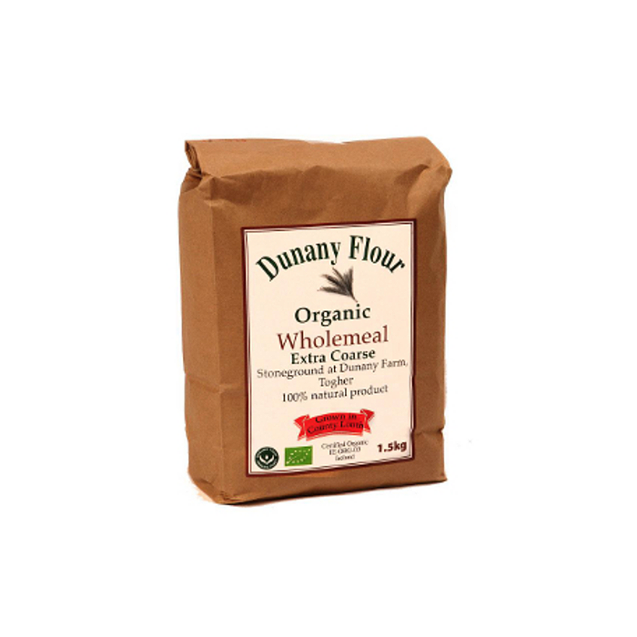 Dunany Organic Wholemeal Extra Course Ground Flour (1.5kg)
