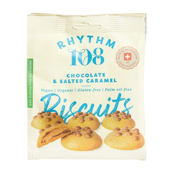 Rhythm 108 Chocolate and Salted Caramel Biscuits 135g